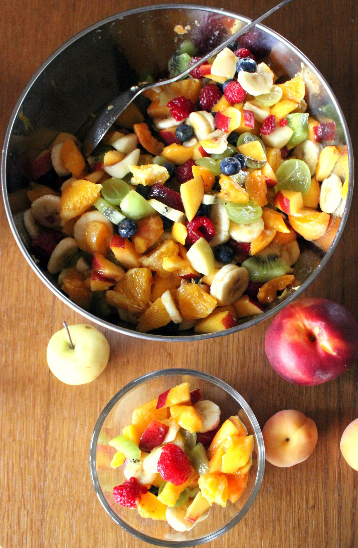 Fruchtsalat mit "Kick"