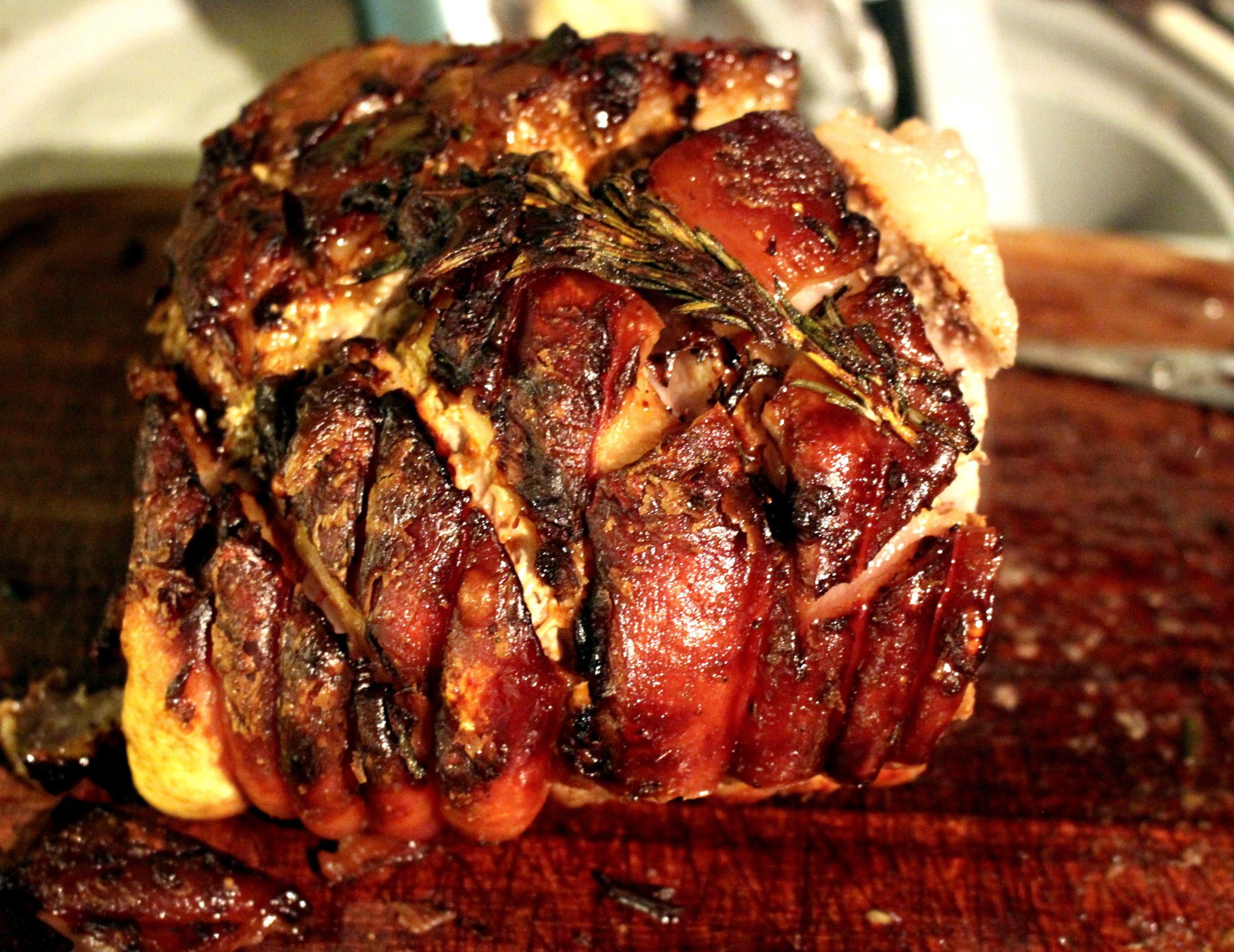Knusprige Schweineschulter