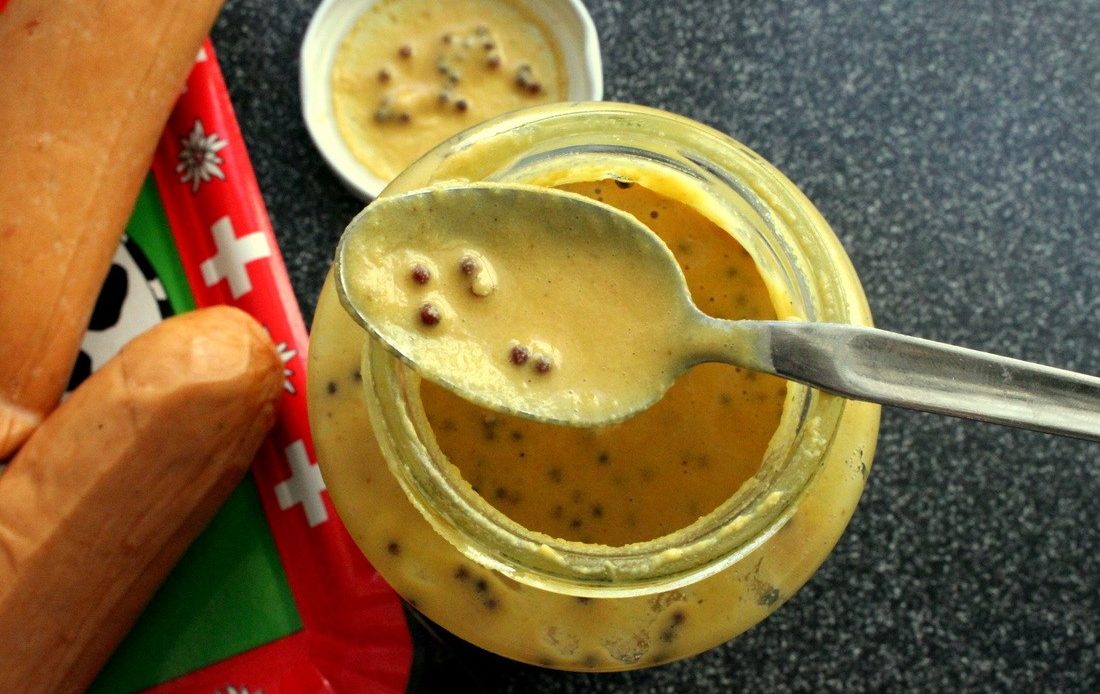 Scharfer selbstgemachter Senf - Hot homemade Mustard - Pane-Bistecca
