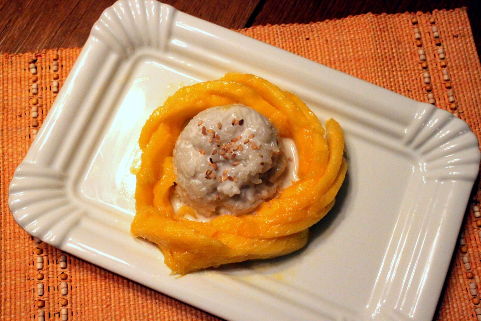 Sticky Rice with Mango and Coconut Milk